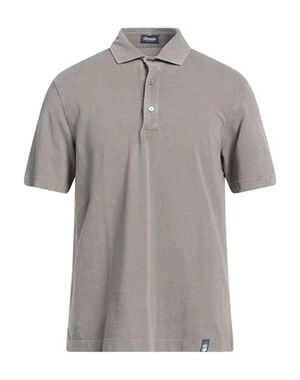 Drumohr Color Blocked Polos For Men