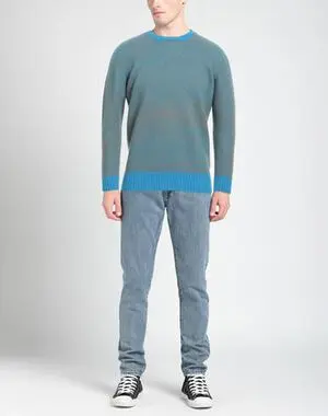 DRUMOHR Lambswool Crewneck Sweater - Blue