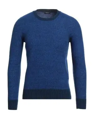 DRUMOHR Lambswool Crewneck Sweater Bright Blue
