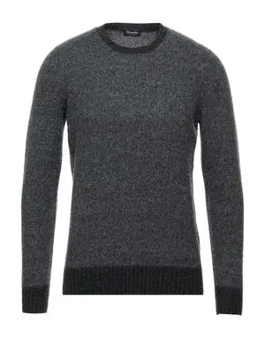 DRUMOHR Lambswool Crewneck Sweater Lead
