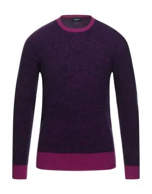 DRUMOHR Lambswool Crewneck Sweater Purple