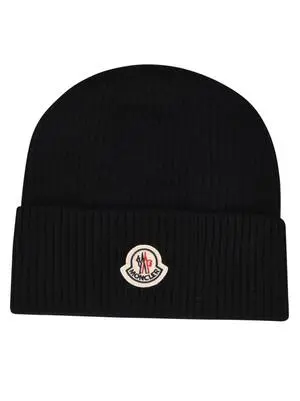 Moncler Logo Patch Classic Beanie
