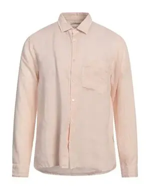 Crossley Man Shirt Light Grey Size M Linen Beige