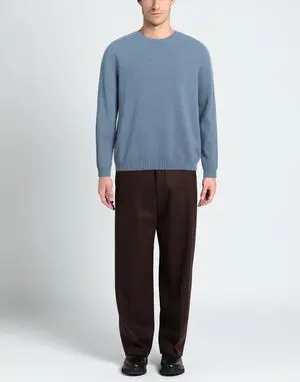 Malo Sweater Light Wool, Cashmere - Blue