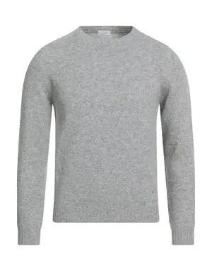 Malo Wool Cashmere Sweater - Light Grey