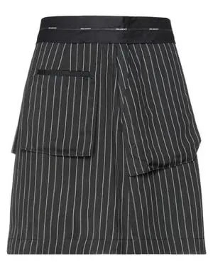 Neil Barrett Mini Flared Pinstriped Skirt