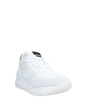 RUCOLINE Soft Leather And Textile Fiber Sneakers - White