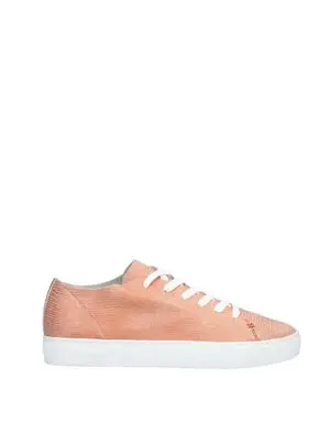 CRIME LONDON Metallic Leather Sneakers - Copper
