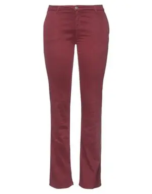 TRUSSARDI TRUSSARDI JEANS Straight-Leg Pants Maroon