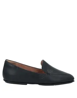 Fitflop Leather Loafers - Black