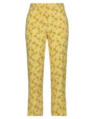 N°21 Floral-print Tapered Viscose Pants - Yellow