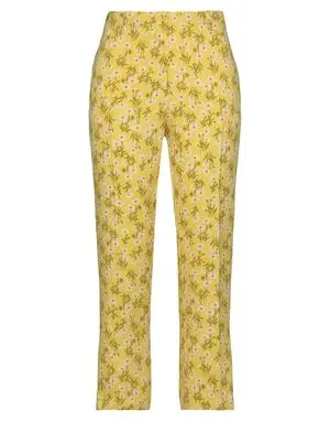 N°21 Floral-print Tapered Viscose Pants - Yellow