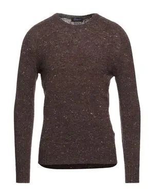 DRUMOHR Sweater In Virgin Wool, Cashmere, And Polyamide Dark Brown
