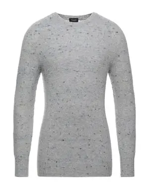 DRUMOHR Sweater In Virgin Wool, Cashmere, And Polyamide Light Grey