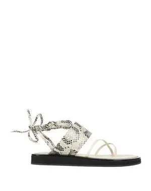 Paris Texas Thong Sandals - White