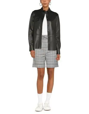 Baum Und Pferdgarten Glen Plaid Shorts - Light Grey