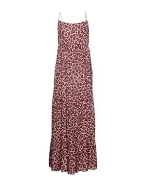 SOLOTRE Leopard-print Maxi Dress