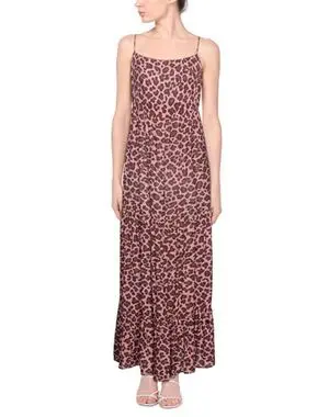 SOLOTRE Leopard-print Maxi Dress