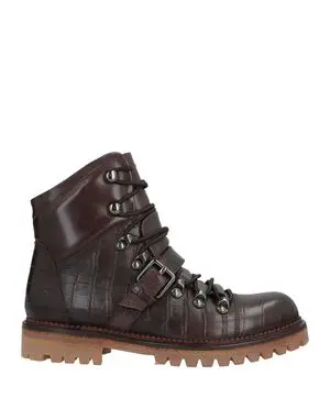 CALPIERRE Ankle Combat Boots - Brown