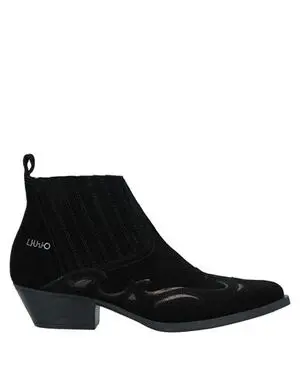 LIU •JO Leather Ankle Boots