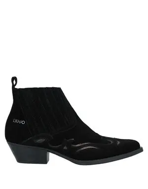 LIU •JO Leather Ankle Boots