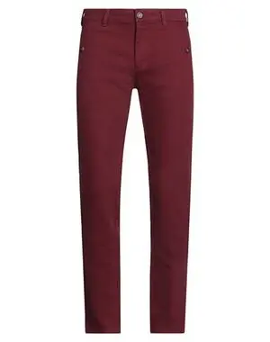 HARMONT & BLAINE Straight Leg Twill Pants - Red