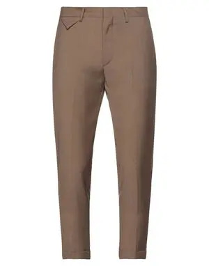LOW BRAND Tailored Cropped Pants - Khaki