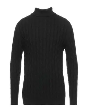 Alpha Studio Turtleneck Knit Top - Black