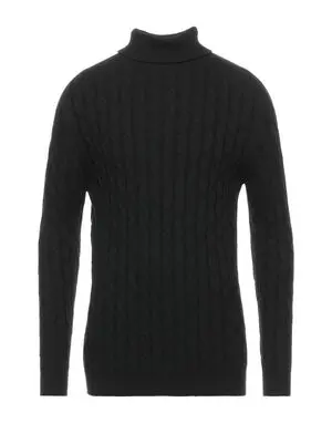Alpha Studio Turtleneck Knit Top - Black