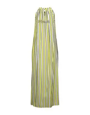 FRANKIE MORELLO Maxi Striped Dress - Acid Green