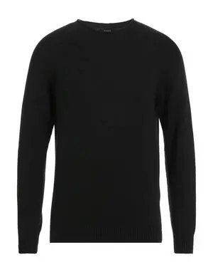 Alpha Studio Solid Knit Sweater - Black