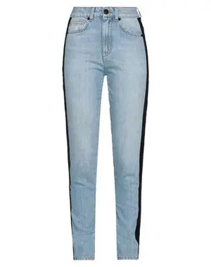GAËLLE PARIS High-waisted Jeans With Side Seam Stripes