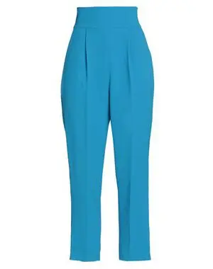 Pinko Straight-leg Crepe Pants - Turquoise