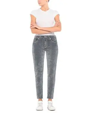 CARE LABEL Skinny Fit Jeans With Leather Trims
