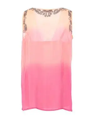 TWINSET Tie-dyed Top With Crystal And Bead Embellishments