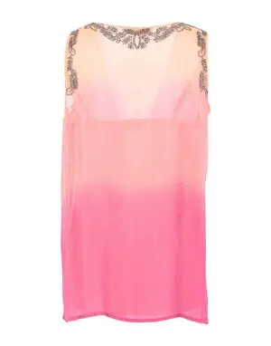TWINSET Tie-dyed Top With Crystal And Bead Embellishments