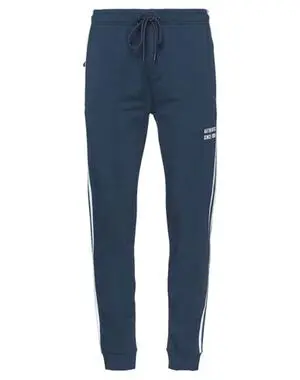 BIKKEMBERGS Pants Midnight Size Cotton, Elastane - Dark Blue