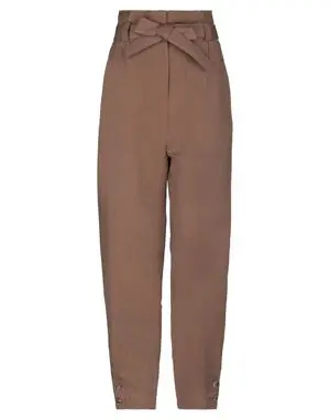 Alberta Ferretti Linen-silk Tapered Pants