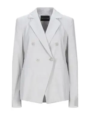 Emporio Armani Light Cotton And Elastane Blazer