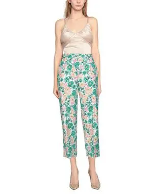 JUCCA Tapered Floral-print Pants - Green