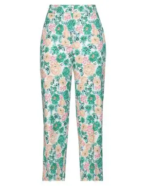 JUCCA Tapered Floral-print Pants - Green