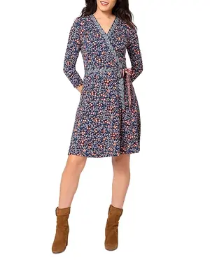 Leota Essential Jersey Faux Wrap Dress