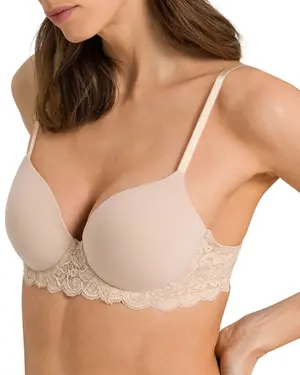 Hanro Luxury Moments T-shirt Bra - Beige