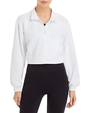 Alo Yoga Alo Yoga Clubhouse Jacket White