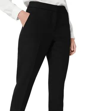 HOBBS LONDON Gael Slim Leg Trousers - Black