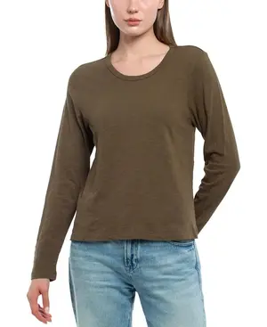 Wilt Long Sleeve Top - Dark Olive