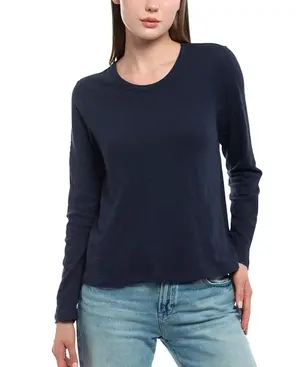 Wilt Long Sleeve Top - Peacoat