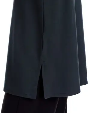 Eileen Fisher Crewneck Tunic Tee - Graphite