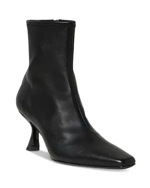 Women's Leather Dress Booties
