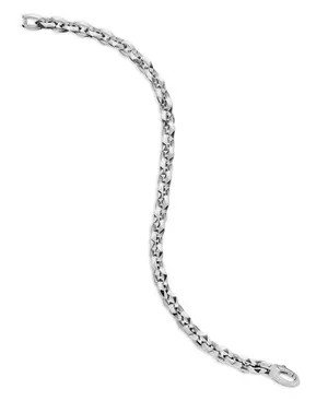 David Yurman Sterling Faceted Link Bracelet